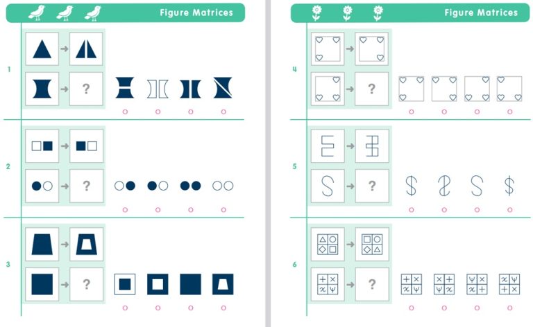 CogAT Test Scores Chart & Grade 1,2,3 Questions - Cognitive Test